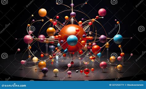 Proton Atom Model Stock Illustration Illustration Of Plastic 321253771