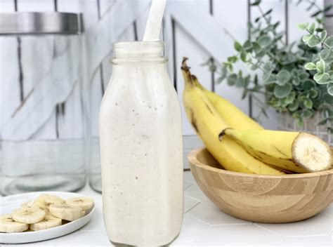 Banana Protein Smoothie Heather Mangieri Nutrition