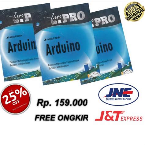 Jual Buku PRO ARDUINO Belajar Dari Nol Panduan Mempelajari Aneka Proyek MIKRIKONTROLER