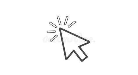 Cursor Click Icon Pointer Clicking Symbol Mouse Arrow Interactive