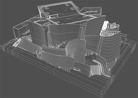 3d Model Walt Disney Concert Hall Turbosquid 2332592