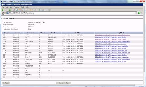Drs Backup Error Cucm 713 Cisco Community