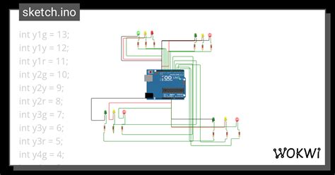 4แยกไฟแดง นางสาวกัญญาณัฐ ขมัน เลขที่22 ม53 Wokwi Esp32 Stm32