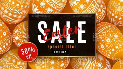 행복 한 부활절 판매 배너 그린된 오렌지 3d 계란 최소한의 흑백 디자인 1위에 대한 스톡 벡터 아트 및 기타 이미지 1위 3차원 형태 가격 Istock