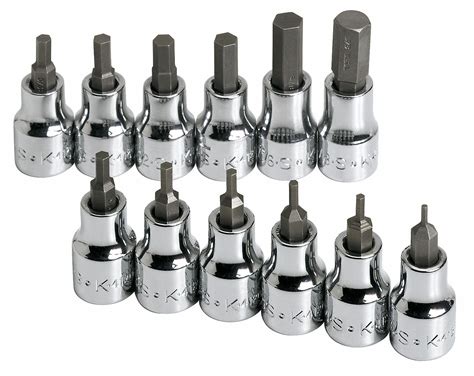 SK PROFESSIONAL TOOLS Socket Bit Set K Grainger