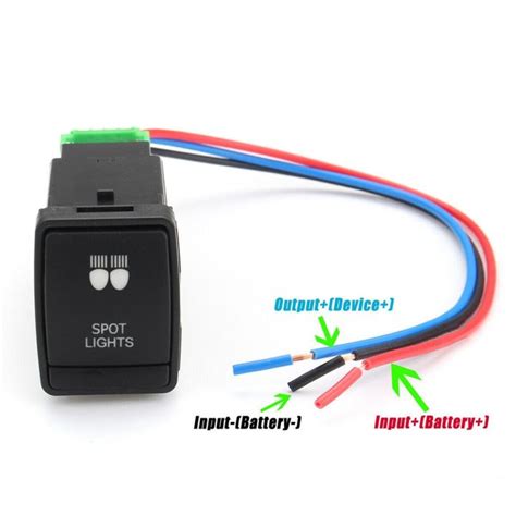 Push Switch Led Fog Driving Light Bar Button For Pathfinder Navara Np300 2015 Lazada Ph