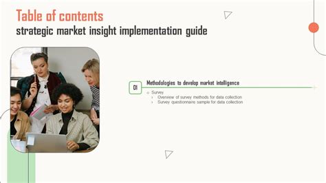 Strategic Market Insight Implementation Guide Table Of Contents