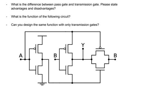 What Is The Difference Between Pass Gate And Transmission Gate Please