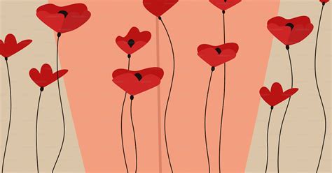 A Womans Butt With Red Flowers Growing Out Of It Vector Menstruation