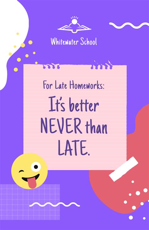 Free Funny Classroom Poster Template To Edit Online