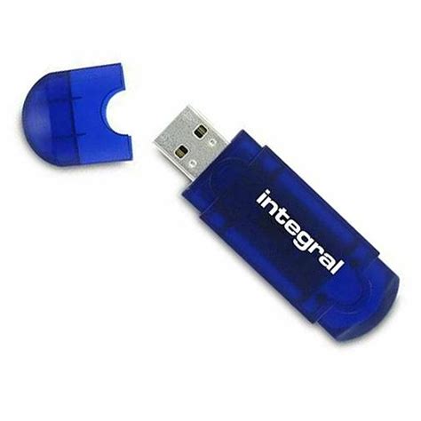 Integral Evo USB 2 0 Flash Drive 4GB Blue