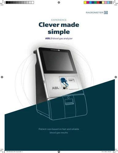 Abg Machine Abl 9 Blood Gas Analyzer Radiometer For Hospital At