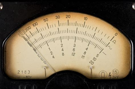 Premium Photo Vintage Analog Scale Of A Measurment Device