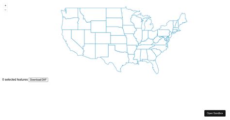 Select Multiple Features Forked Codesandbox