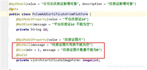 参数是list集合校验使用vaild或者vaildated不起作用使用list接收参数 导致size失效 Csdn博客
