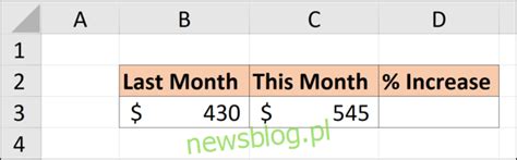 Jak Obliczyć Wzrosty Procentowe W Programie Excel