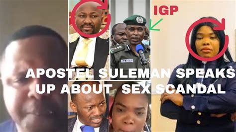 Breaking News Apostel Suleman Breaks Silence Over Sex Scandal Youtube