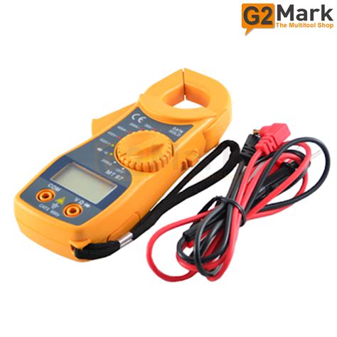 Mt87 Lcd Digital Clamp Meter Multimeter With Measurement Ac Dc Voltage Tester Current Resistance