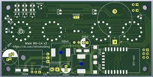 Nixie Clock IN 14 ESP12 ESP8266 WiFi V2 Share Project PCBWay