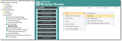 Windows 10 Block Websites Across Multiple Browsers Policypak