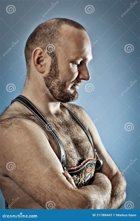 Hairy Man With Beard Stock Image Image Of Hunk Model 21788443