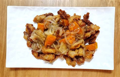 탕수육 소스 만들기 목살 탕수육 소스