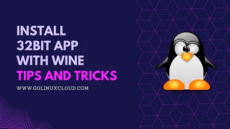 How To Install 32bit Application With Wine SOLVED GoLinuxCloud