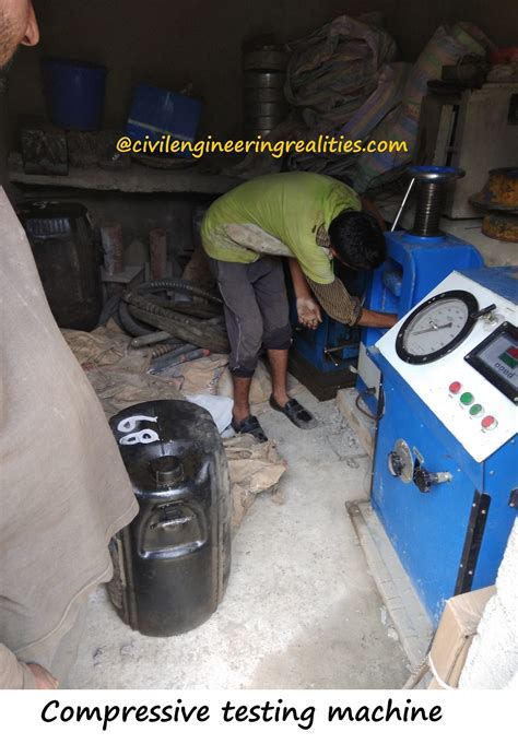 Cube Test Compressive Strength Test Of Concrete