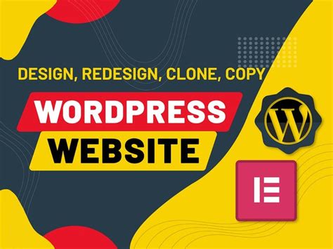 A Redesign Copy Clone Duplicate Any Wordpress Website Using Elementor Pro Upwork