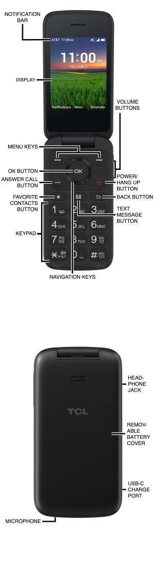 Diagrama Del TCL CLASSIC 4058R Ayuda Con Los Dispositivos De AT T