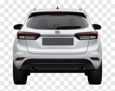 빨간색 Led 미등이 달린 흰색 Suv의 후면 모습 흰색 Suv 배면도 Led 미등 Png 일러스트 및 이미지 에 대한 무료 다운로드 Pngtree