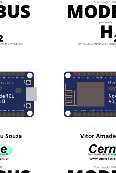 comunicação rs 485 modbus para medir h2 com esp8266 nodemcu programado em arduino por vitor