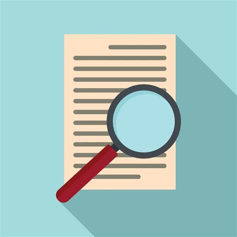 Paper Office Request Icon Flat Style 14549725 Vector Art At Vecteezy