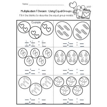 Relationship Between Multiplication And Division 3rd Grade Math Worksheet