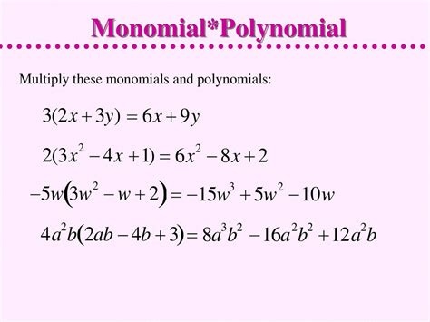 Multiplying Polynomials Ppt Download