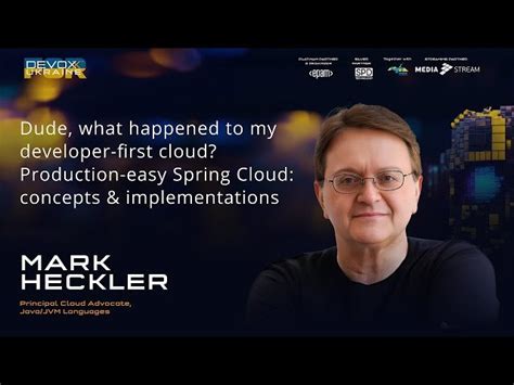Devoxx Talk Dude What Happened To My Developer First Cloud