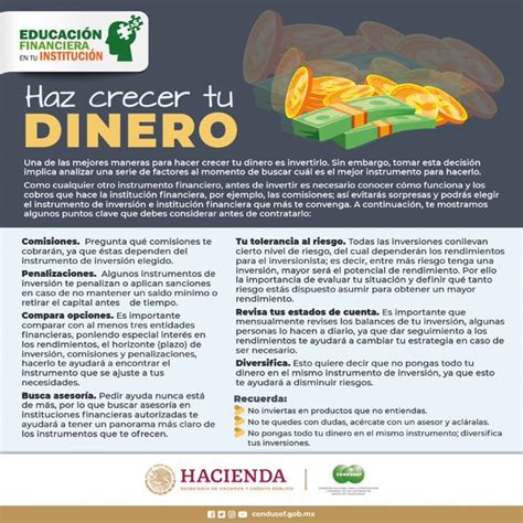 Vive Fissep Consejos Para Invertir Tu Dinero