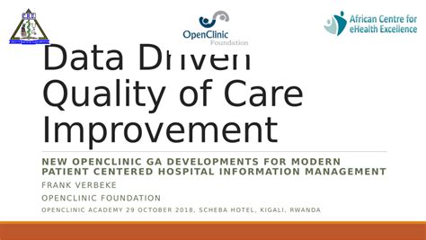 Pdf Data Driven Quality Of Care Improvement