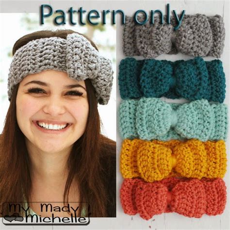 Creative Crochet By My Mady Michelle Crochet Bow Headband Pattern