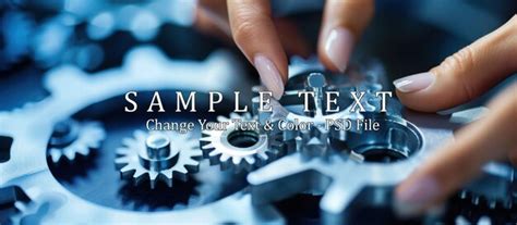 A Hand Interacting With Gears Premium Ai Generated Psd