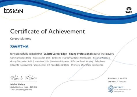 Tcsion Youngprofessional Skilldevelopment Careergrowth
