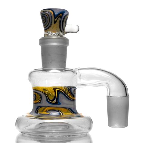 Unity Glassworks Worked Dry Catcher Set 18mm Fume Shadow The Cave