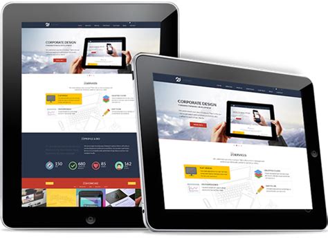 扁平化bootstrap企业网站单页面模板 21theme