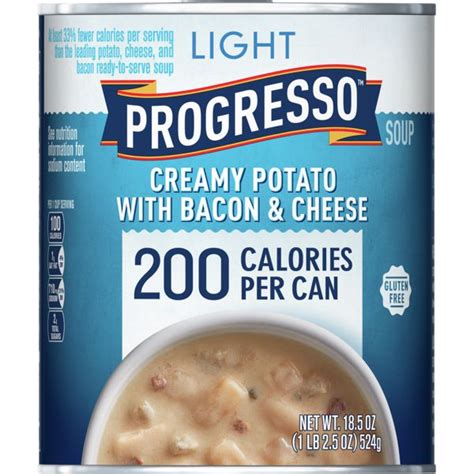 Progresso Light Creamy Potato With Bacon And Cheese Soup OBX Grocery Delivery Seafood Boil