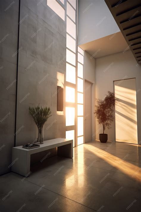 ai generated of modern styled entryway ai generated image