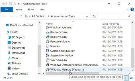 Ways To Open The Windows Memory Diagnostic Tool
