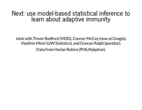 Using Model Based Statistical Inference To Learn About Evolution