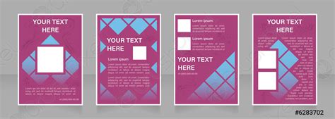Product Advertisement Blank Brochure Layout Design Stock Vector 6283702 Crushpixel