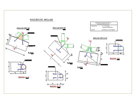 Blocs Dancrage Dans Autocad Téléchargement Cad 50605 Kb Bibliocad