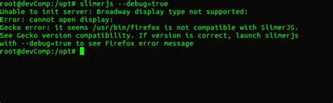 Error Cannot Open Display Debian 9 · Issue 691 · Laurentjslimerjs